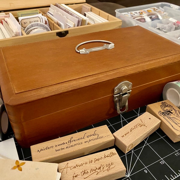 Classiky - First Aid Kit / Wood Tool Boxes in 3 Sizes. Please Note We ...