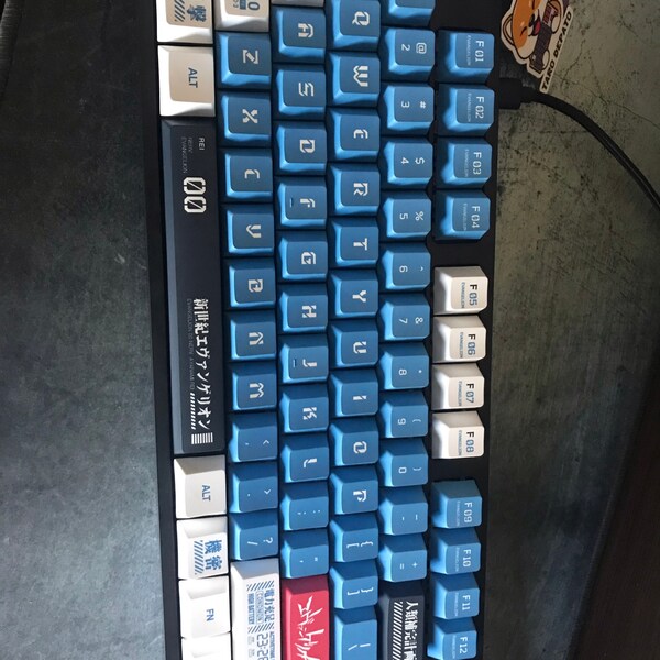 Eva Unit-00 Keycap Set, Cherry Profile, PBT, Cherry MX Stem, Dye-sub ...