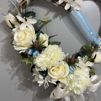 Personalised WEDDING ANNIVERSARY Ribbon Customised for Silver, Ruby ...