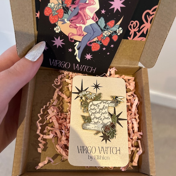 Jude Letter the Cruel Prince Enamel Pin - Etsy