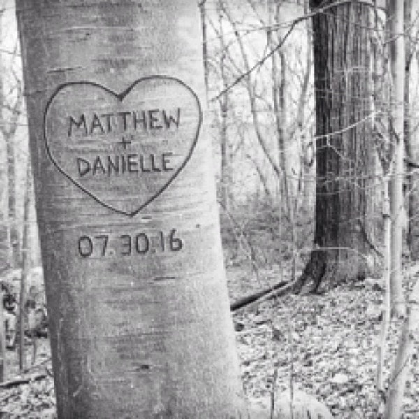 Personalized Carved Tree Art Print, Gift for Couple, Boyfriend Gift ...