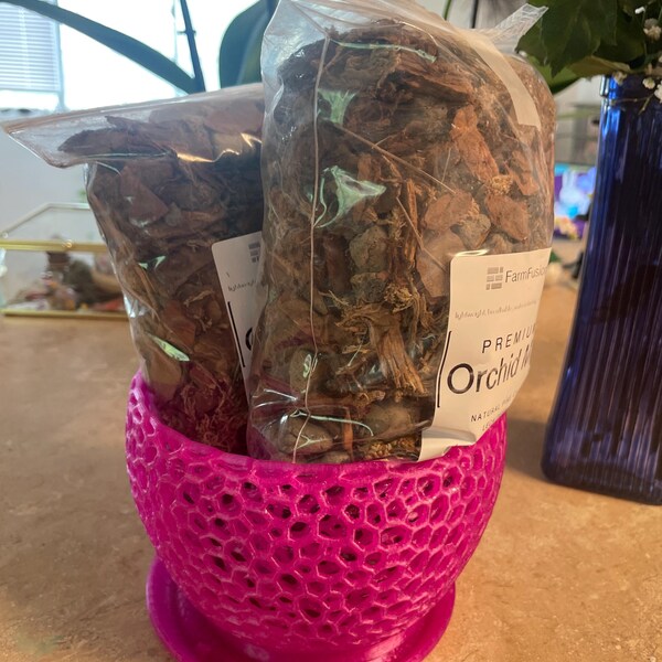 Strawberry Red Hanging Orchid Pot - Etsy