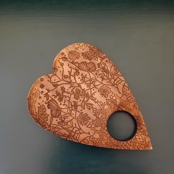 Serpents Spirit Board & Planchette | Glow in the Dark | Engraved Wood ...