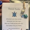 Travel Turtle, Turtle Keychain, Turtle Keyring, Personalised Gift ...
