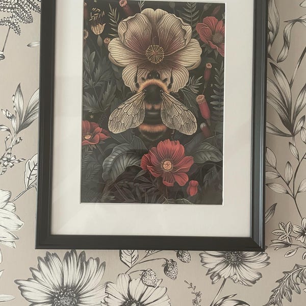 Dragonfly Print, William Morris Style Illustration, William Morris ...