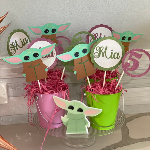 Customized Age Centerpiece Set - Etsy