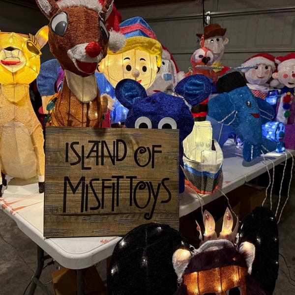 Island of Misfit Toys Handmade and Handlettered Sign - Etsy