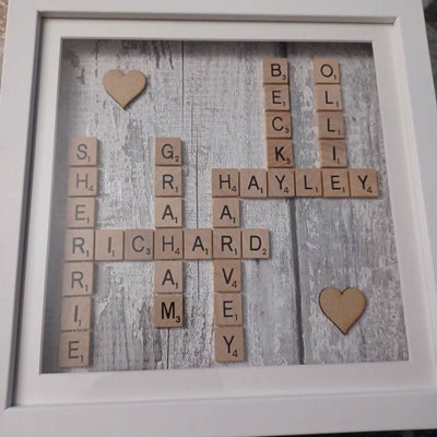 Scrabble Pictures Scrabble Frame Personalised Scrabble Picture Frames ...