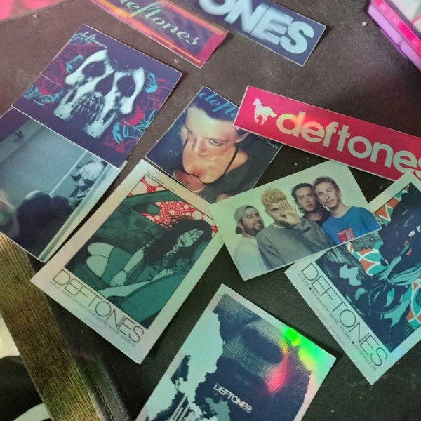 10 Random DEFTONES Holographic Stickers - Etsy