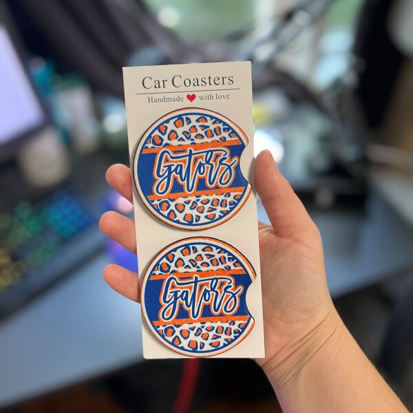 Gators Cheetah Glitter Circle PNG - Etsy