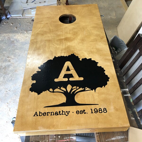 Set of Two Custom Logos for Cornhole Boards, Printing of 2 Business or ...