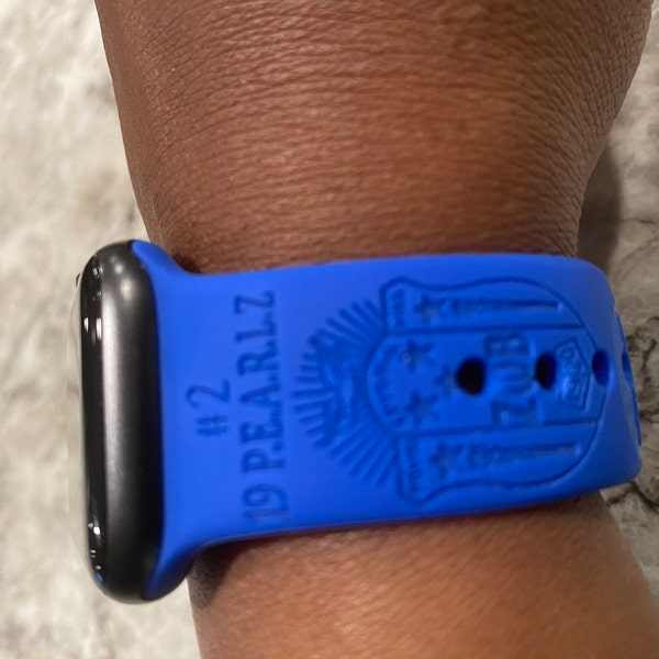 Zeta Phi Beta Sorority, Inc. Personalized Watch Band | Zeta Watch Band ...