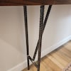 Solid 1" Round Rebar Coffee Table Leg Set of 2 -coffee Table Legs ...