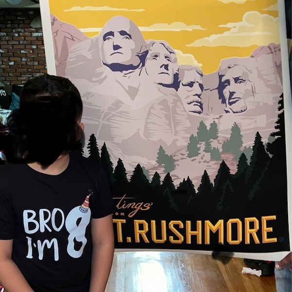 Mt. Rushmore National Memorial Travel Poster by Anderson Design Group ...