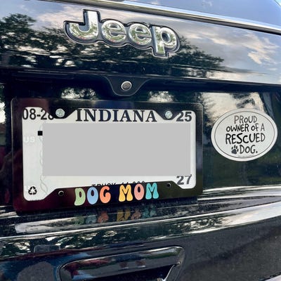 Funny License Plate, Cow Print License Plate, Vanity License Plate ...