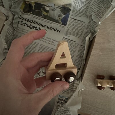 Wood Train, Signature, Letter Train New - Etsy