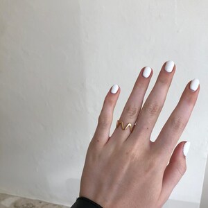 WAVEY Wave Ring. Wavey Ring. Statement Ring. Gold Plated - Etsy UK