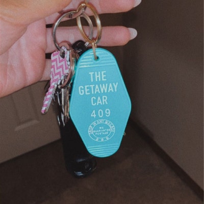 Getaway Car Keychain Motel Keychain Vintage Hotel Tag Cute Taylor Swift ...