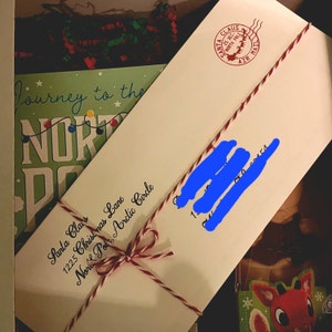 DIGITAL/PRINTABLE Editable Template Letter From Santa, Custom Santa ...