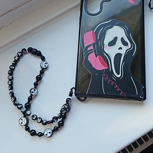 Amethyst Bat Beaded Goth Mobile Cell Phone Charm Accessory Strap - Etsy