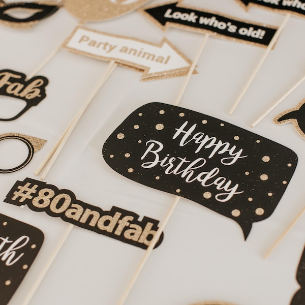 Graduation Photo Booth Props FULLY ASSEMBLED Graduation Party Supplies ...