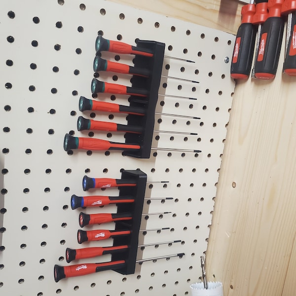 Pegboard Micro 6 Screwdriver Holder - Etsy