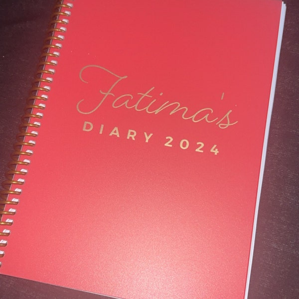 2025, A4, Appointment Diary Day per Page or Order Book NO TIMES, Foil ...
