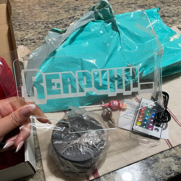 Personalized Sprint Racing Car Led Night Light, Personalized 16 Colors ...