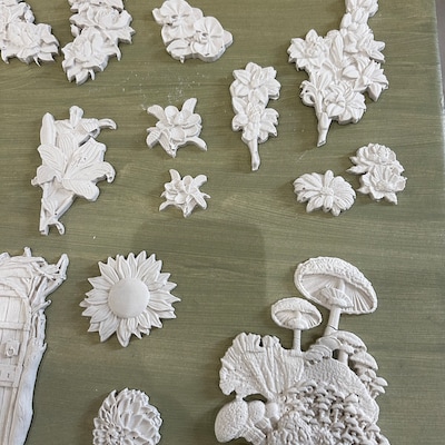 Zuri Mushroom Bloom 3 Mold or Complete Set Zuri Mold Silicone Mould, 3D ...