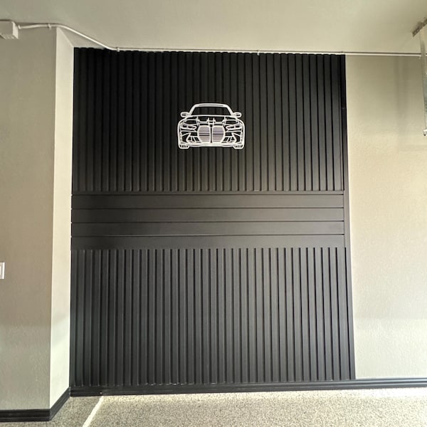 Focus RS Silhouette Car Metal Wall Art, Car Garage Wall Decor ...