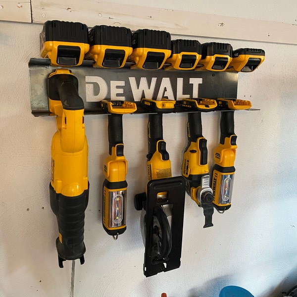 Dewalt 20v - Power Tool / Battery Holder / Organizer / Rack / Hanger ...
