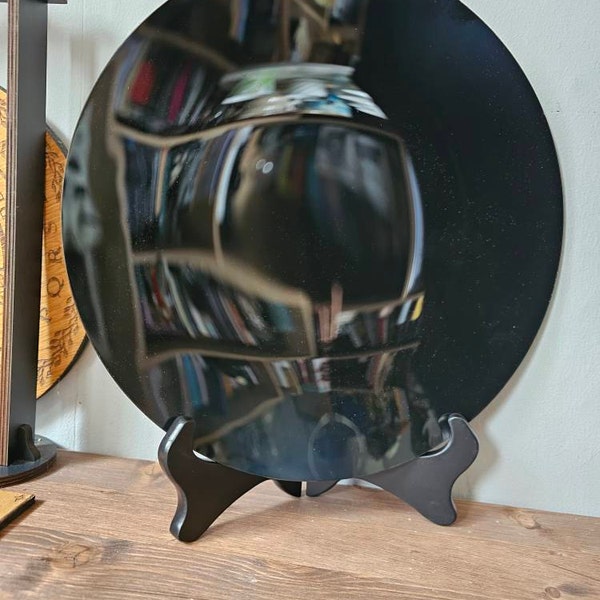 Scrying Mirror - Concave - Black Stand - Etsy