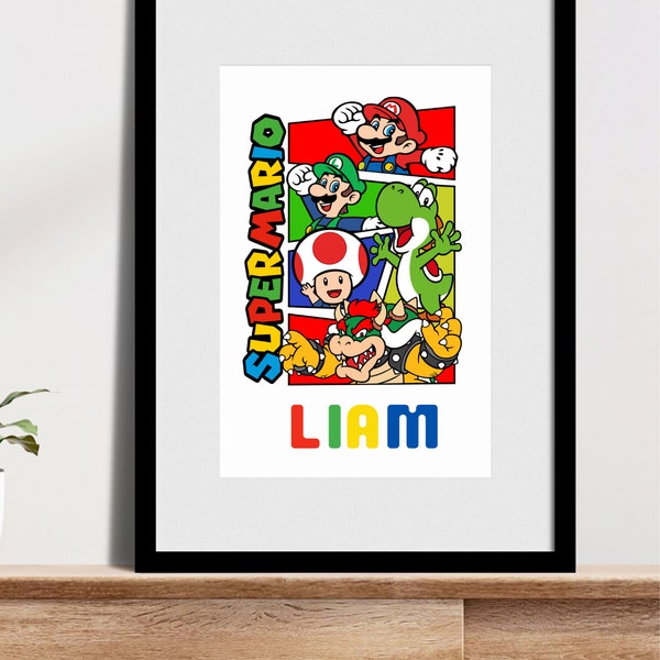 Super Mario Collage Png, Super Mario Clipart, Printable Mario Png ...