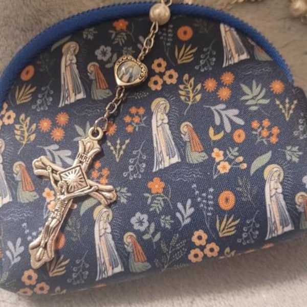 Rosary Pouch Our Lady of Lourdes | Catholic Gift | Confirmation Gift ...