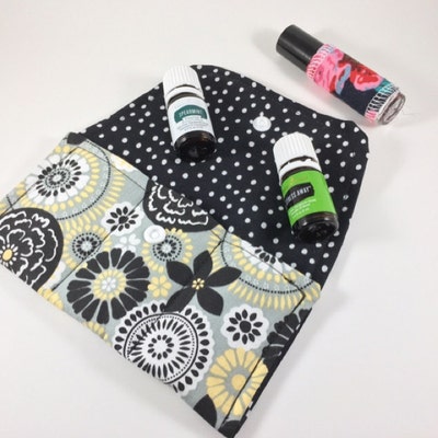 Essential Oil Pouch PATTERN PDF Sewing Pattern Essential Oil Bag Holds ...