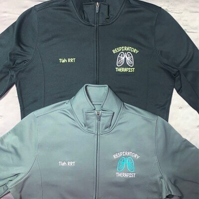 Respiratory Therapist Jacket RT Jacket RT Zip Sweatshirt Respiratory ...