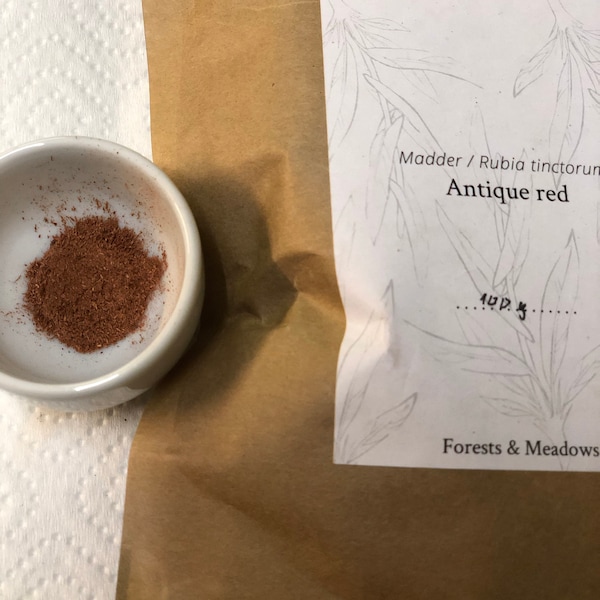 Madder Root for Natural Dyeing, Rubia Tinctorum Botanical Dye, Natural ...