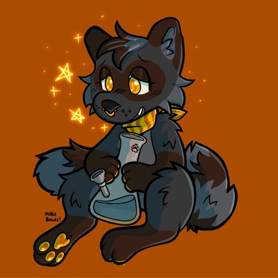 Silly Dog Furry Lineart Pay to Use Base - Etsy