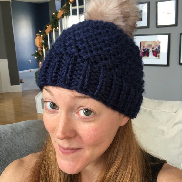 The Kerrisdale Toque Knitting Pattern Super Bulky Knitting Pattern - Etsy