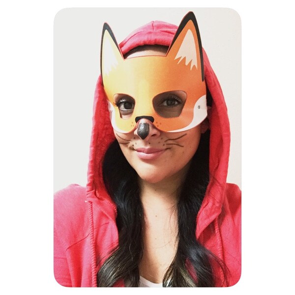 Woodland Forest Animals Printable Masks, Woodland Animal Mask, Bear ...