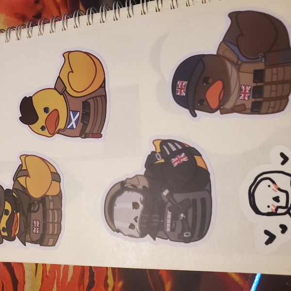 CODMW Duckies - Matte Vinyl Stickers - Etsy