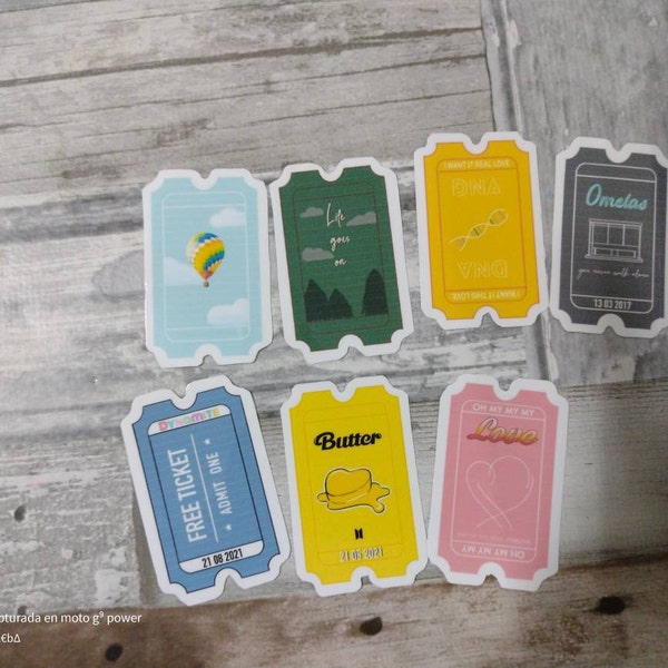 BTS Bookmark Bundle | Printable Bookmarks | Set of 9 | 2x6 Size ...