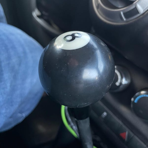 Billiard Pool Ball Shift Knob Threaded Gear Shifter Shifting Exact Fit ...