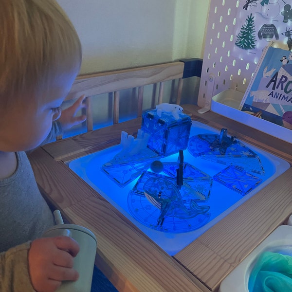 Flisat Acrylic Light Insert - Flisat Insert for Trofast Bins - Light ...