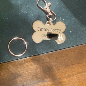 Swivel Clasp Easy Dog Tag Changer Dog Collar Id Tag Clip or Lobster ...