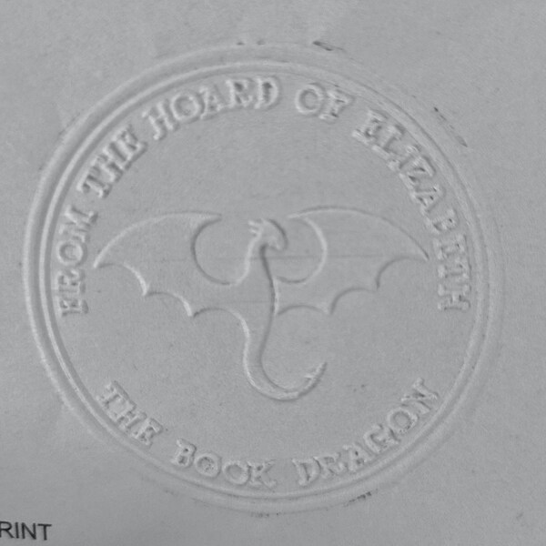 Custom Dragon Stamp, Fourth Wing, Dragon Book Embosser, Top Seller From ...