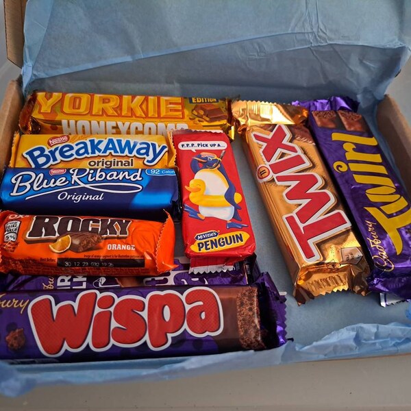 Personalised British Classics Snack Box, British Treat Box, British ...
