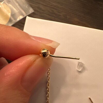 Real Freshwater Pearl Drop Earrings, Minimalist Pearl Dangle Earrings, Real Pearl Earrings ...