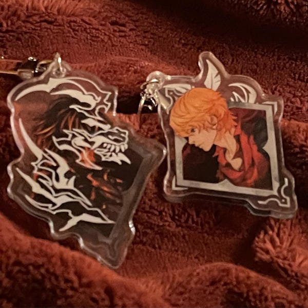 FF16 Clive Jill Cid Joshua 3d Acrylic Charms - Etsy