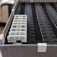 DMC Floss Chip Storage System - Acrylic Floss Chips for DMC Standard ...